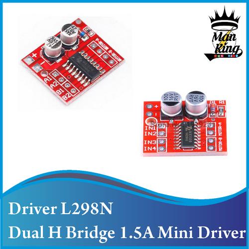 Jual modul driver l298n mini dual h bridge 1.5A mini driver motor ...
