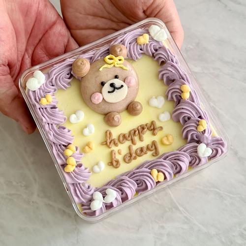 Jual Korean dessert box / cake box cute bear kue ulang tahun - Jakarta ...