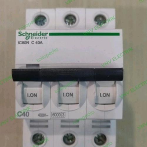 Jual MCB IC60N 3P 6kA 40A SCHNEIDER - Jakarta Pusat - VNV ELECTRIK | Tokopedia