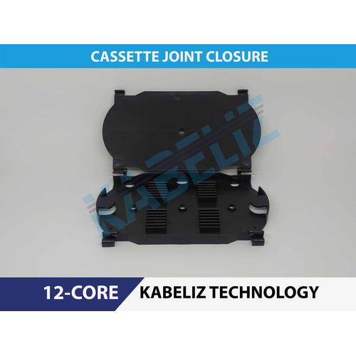 Jual Cassete Splice Tray OTB 12 Core Fiber Optic Joint Closure Kaset FO ...