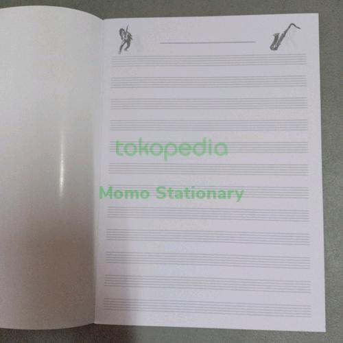 Jual buku musik not balok - Kota Medan - Momo Stationary | Tokopedia