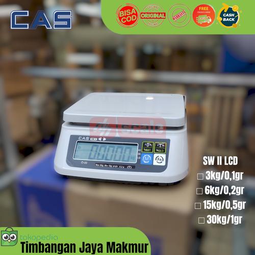 Jual TIMBANGAN MEJA, DIGITAL, WALET, INDUSTRI, CAS 30 kg/1 gr, SWII, LCD - Jakarta Utara ...