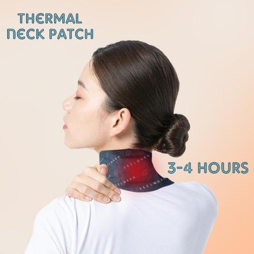 Jual Thermal neck patch sabuk terapi pemanas penghangat leher kompres ...