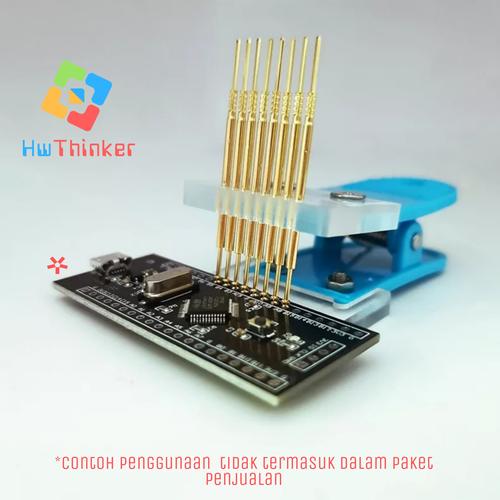Jual Probe Clip Tool Test PCB IC Programming Burning Clamp Pogo Pin 2 ...