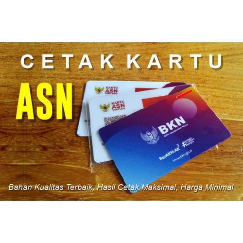 Jual Cetak Kartu ASN Virtual Bahan PVC Card Satuan Cepat Kilat - Kab ...