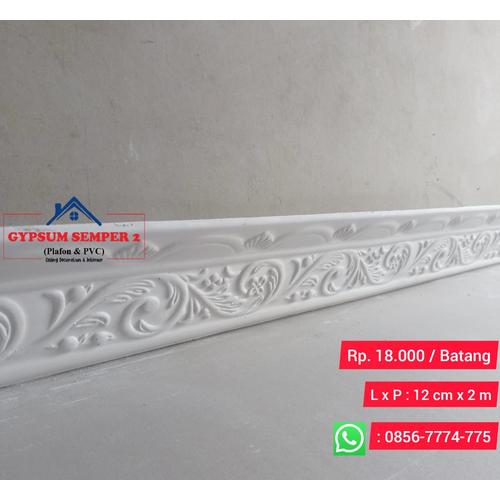 Jual Lis Gypsum motif Bel kipas 12 cm / List Profil Gypsum Plafon ...
