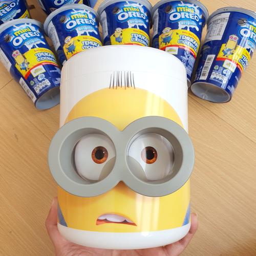 Jual oreo x minions exclusive bundle minion jar original universal ...