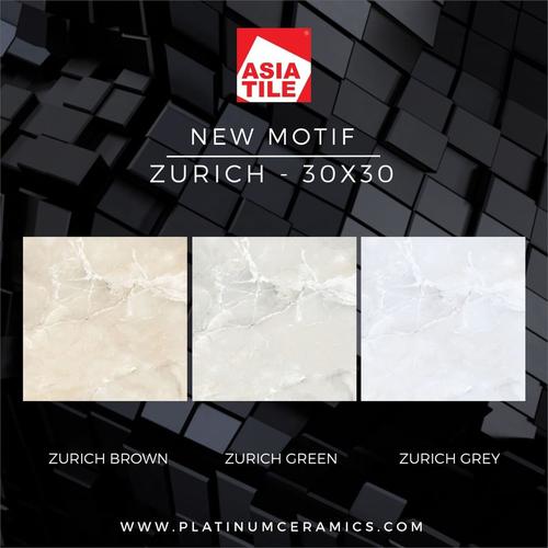 Jual KERAMIK LANTAI 30X30 ZURICH SERIES / ASIA TILE / GLOSSY - Brown ...
