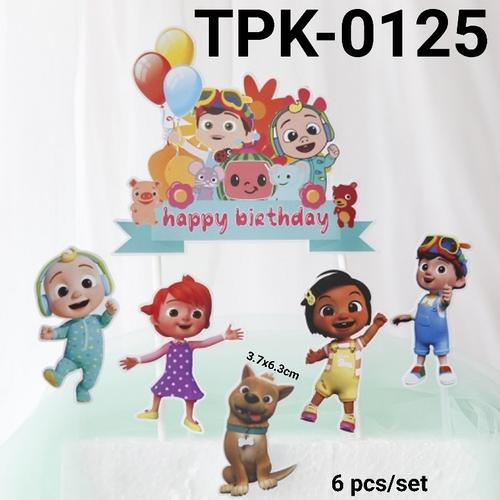 Jual Cake Topper Cocomelon Birthday Topper Kue Tart Ulang Tahun Anak ...