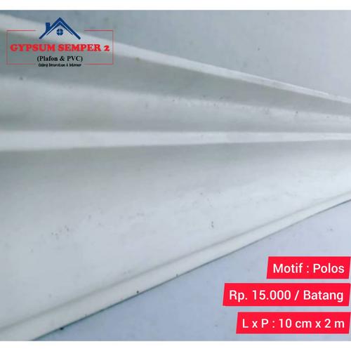 Jual List Profil Gypsum Motif Polos 10 cm / Lis Profil Plafon termurah ...