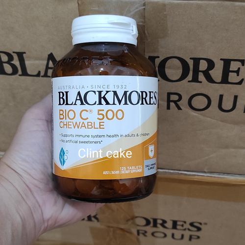Promo Blackmores Bio C 500 chewable 125 tablets hisap kunyah vitamin ...