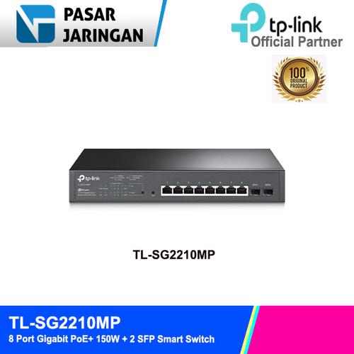 Jual TP-LINK TL-SG2210MP , 8 Port Gigabit PoE+ 150W + 2 SFP Smart Switch - Jakarta Pusat - PASAR ...