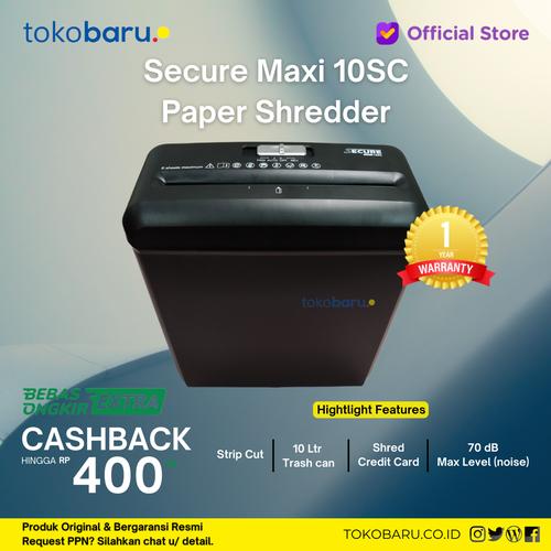 Jual Secure Maxi 10SC Paper Shredder Mesin Penghancur Kertas 10SC ...