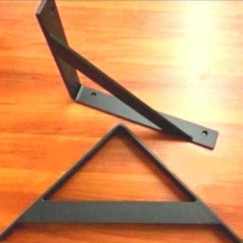 Promo bracket besi siku penyangga ambalan rak dinding tempel tembok ...