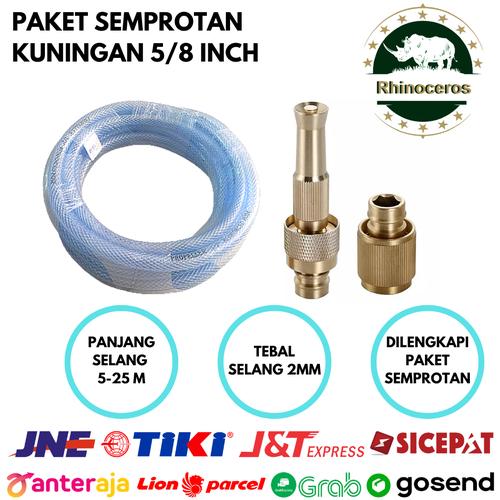 Jual Paket Selang Benang Bening 5/8 Semprotan Kuningan 5m 10m 15m 20m ...