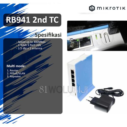 Jual Mikrotik Router Wireless RB941-2nD TC (hAP-Lite) - Tower - Kota ...
