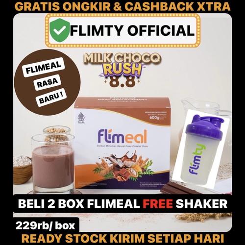 Jual FLIMEAL PROMO FREE SHAKER MAKAN SUSU COKLAT & COKLAT - 6Sachet ...