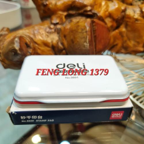 Jual Stamp Pad Tinta Stempel Seri Deli 9864 Red Merah | Bak Bantal ...