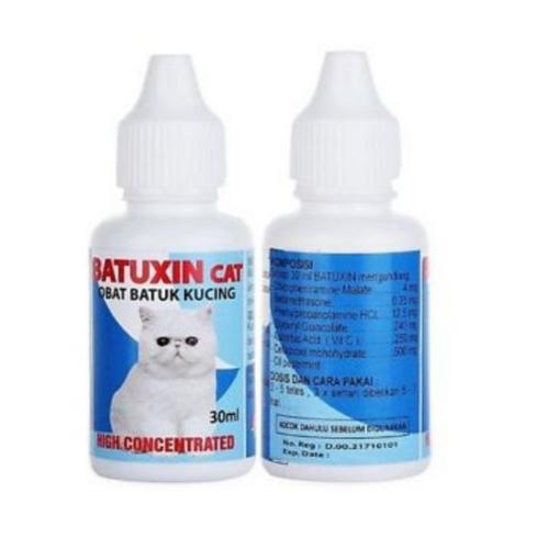 Jual BATUXIN OBAT BATUK DAN BERSIN- BERSIN KUCING 30ML - Kota Bandung ...
