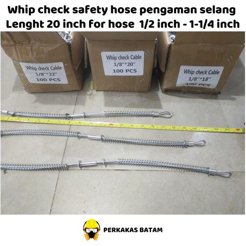 Jual Whip Check 20 inch Safety Hose Arrestor WhipCheck Pengaman Selang ...
