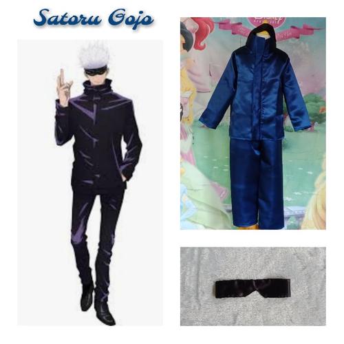 Jual Kostum Cosplay Anime Jepang Manga Satoru Gojo Jujutsu Kaisen Anak ...