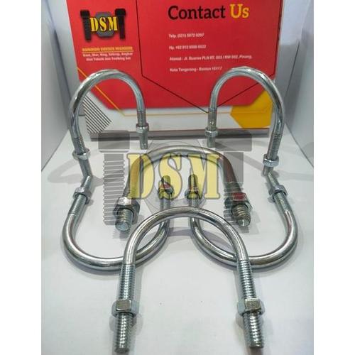 Jual Galvanis / M6 U Bolt 1/4x2" / Klem U 2 Inch (50 MM) - Jakarta ...