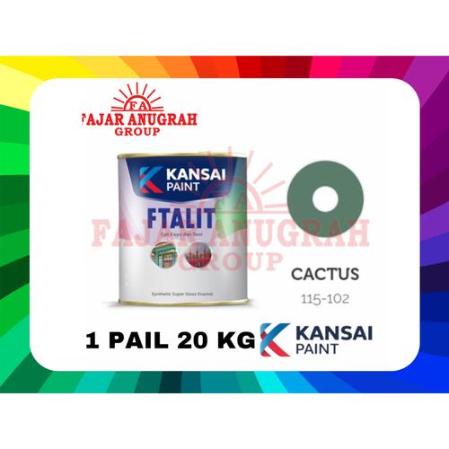 Jual Kansai Ftalit Gloss cactus 115-102 Cat Kayu dan Besi 20 Kg ...