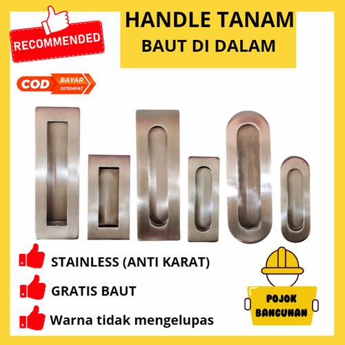 Jual HANDLE TANAM GAGANG MINIMALIS RUMAH PVC LEMARI PINTU ALUMUNIUM ...