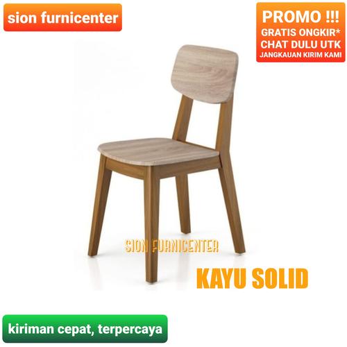 Jual kursi makan kayu solid / kursi makan kayu / kursi makan informa ...