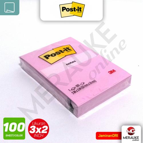 Jual 3M Post-it Sticky Notes 656 2"x3" 100 Lembar - Pink - Kota Bandung ...
