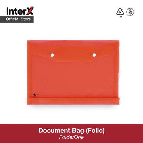 Jual Folder one Map kancing 2 / Map plastik / Document bag 2 button ...