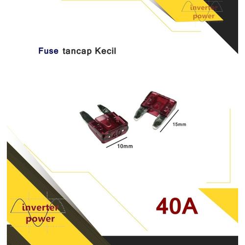 Jual 40A Fuse Tancap Mini Fuse Blade bisa disolder sekring mobil kecil ...