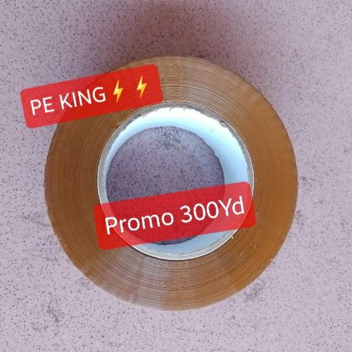 Jual Lakban Bening Coklat 300 Yard 2" Jumbo 2 Inch Isolasi Solasi - PEKING BNG 300Y - Kota ...