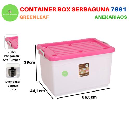 Jual Container Box 75 Liter 7881 Green Leaf - Biru - Jakarta Utara ...