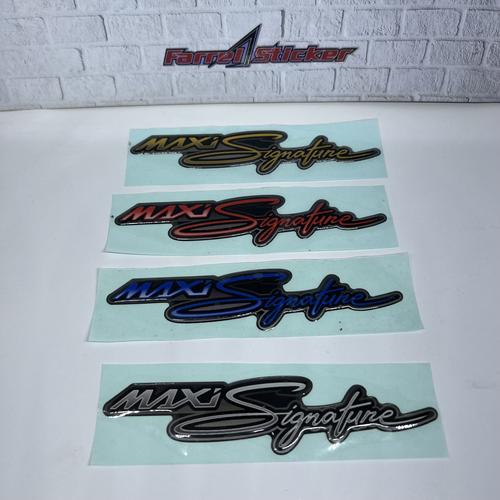 Jual STIKER MAXI SIGNATURE TIMBUL STICKER NMAX XMAX AEROX - GOLD ...