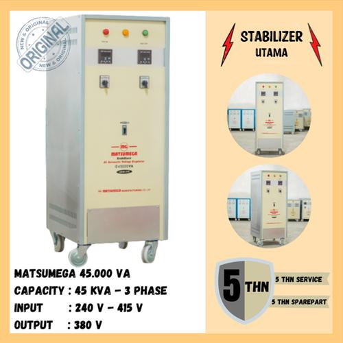 Jual Stavolt / Stabilizer Listrik MATSUMEGA 45000 VA 3 PHASE - Jakarta Pusat - Stabilizer Hoist ...
