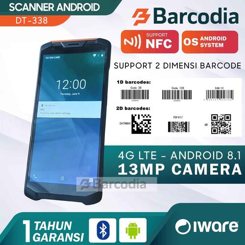 Promo PDT Android Handheld 2D Barcode Scanner - Iware Z DT338 / ZDT-338 ...