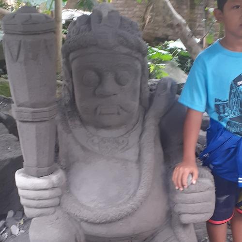 Jual PATUNG GUPOLO 110CM BAHAN BATU ALAM/CANDI#PATUNG#COBEK#LUMPANG ...