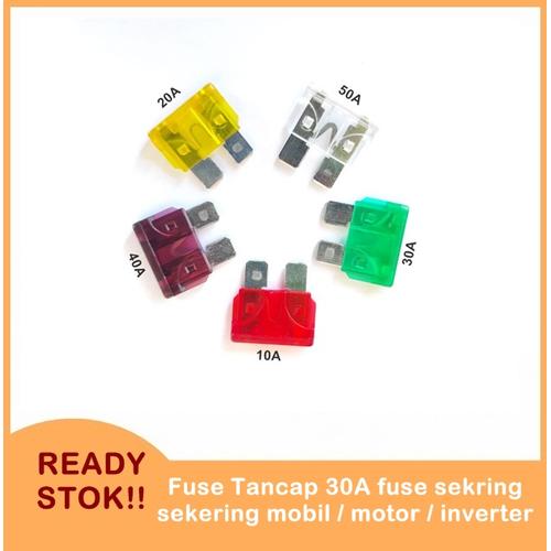 Jual sekring sekering 20A Tancap Motor Fuse besar kecil mobil / motor ...