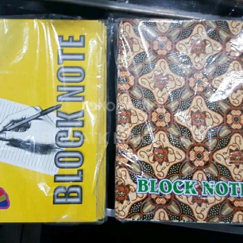 Jual [1 LUSIN] BLOCK NOTE KUNING / BLOCK NOTE BATIK / BUKU NOTES ...