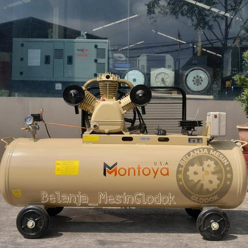 Jual Mesin Kompressor Angin 10HP Montoya T-1.0/8 . 115PSI 1000L/min36 ...