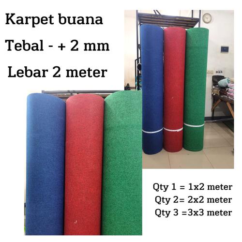 Jual KARPET CARPET WOL BRUDU MESJID METERAN LEBAR 2 METER/KARPET BUANA - BUANA HIJAU TUA - Kab ...