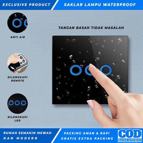 Jual remote + Saklar lampu digital Touchscreen LED rumah / hotel ...