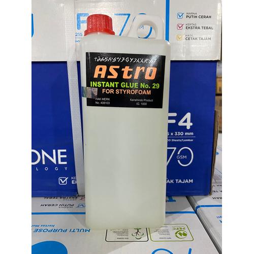 Jual Lem Astro Gabus Styrofoam Kertas Serbaguna / Instant Glue 1000ml ...