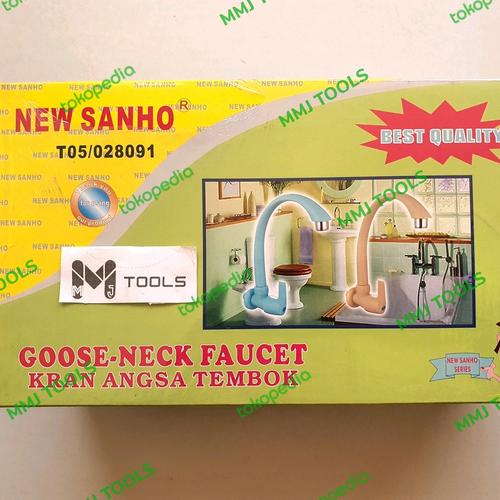 Jual Keran Angsa pvc NEW SANHO- SANHO kran cuci piring pvc - Kran pvc ...