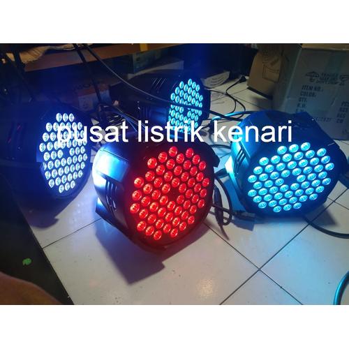 Jual lampu disco warna warni 54w full colour/lampu par RGB 54w full ...