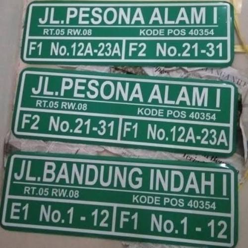 Jual Papan Nama Jalan Customs 50x20 - 60 x 30 - Jakarta Utara ...