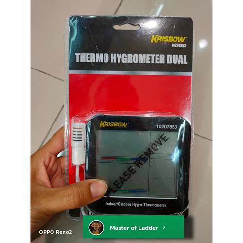 Jual Alat Ukur Suhu KRISBOW Digital Thermometer & Higrometer indoor ...
