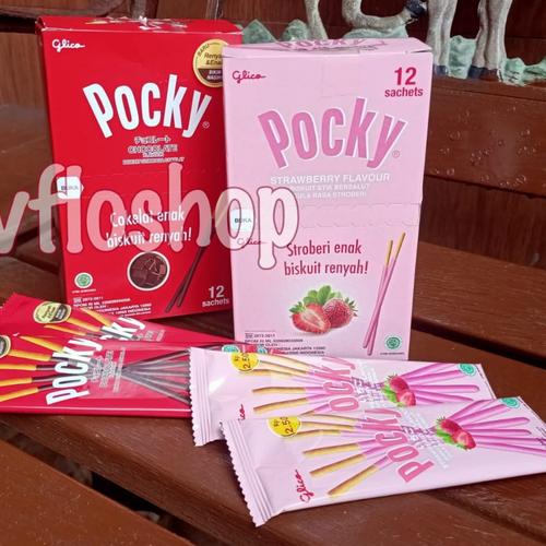 Jual Biskuit Pocky Mini (Box isi 12 sachet) - Strawberi - Jakarta ...