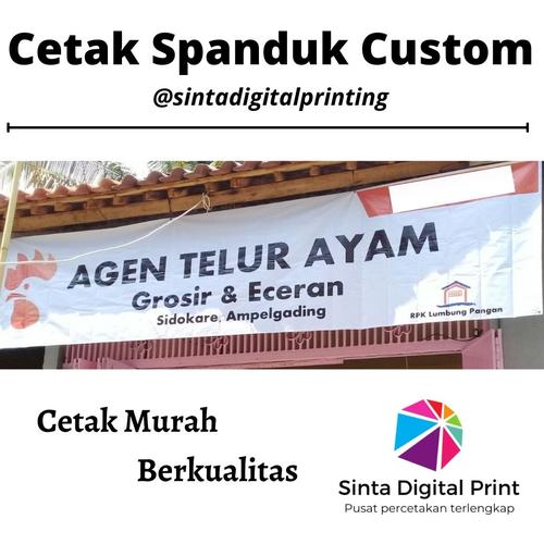 Jual Cetak Spanduk Agen Telur Custom / Banner Flexy - Kab. Tangerang ...
